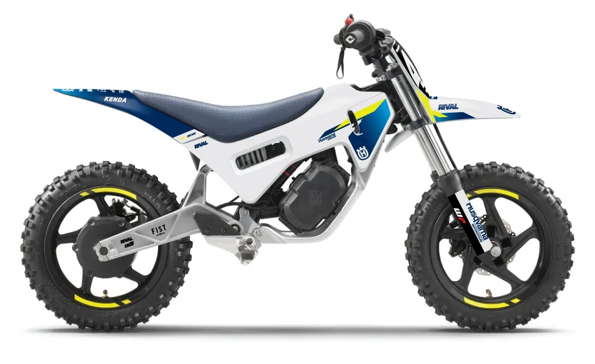 Husqvarna E2 STOCK 25 Graphics Kit | Rival Ink Design Co