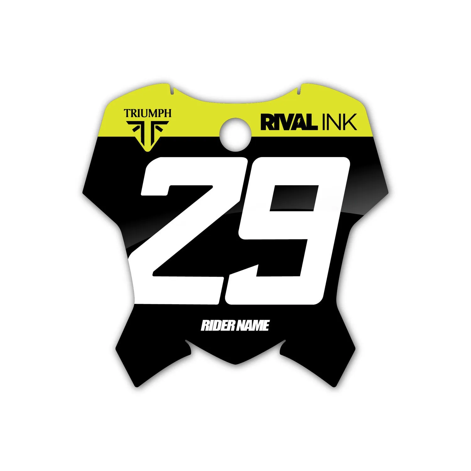 Triumph Front Plate Graphic | Rival Ink Design Co