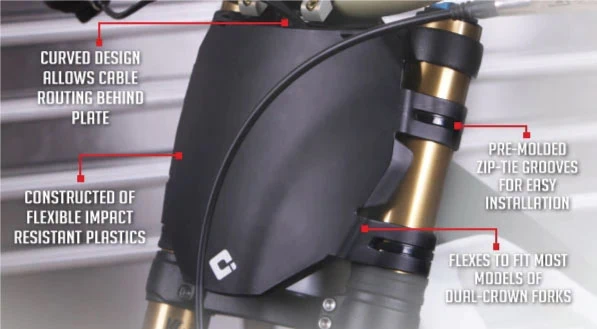 ODI MTB DH Number Plate MAYHEM | Rival Ink Design Co