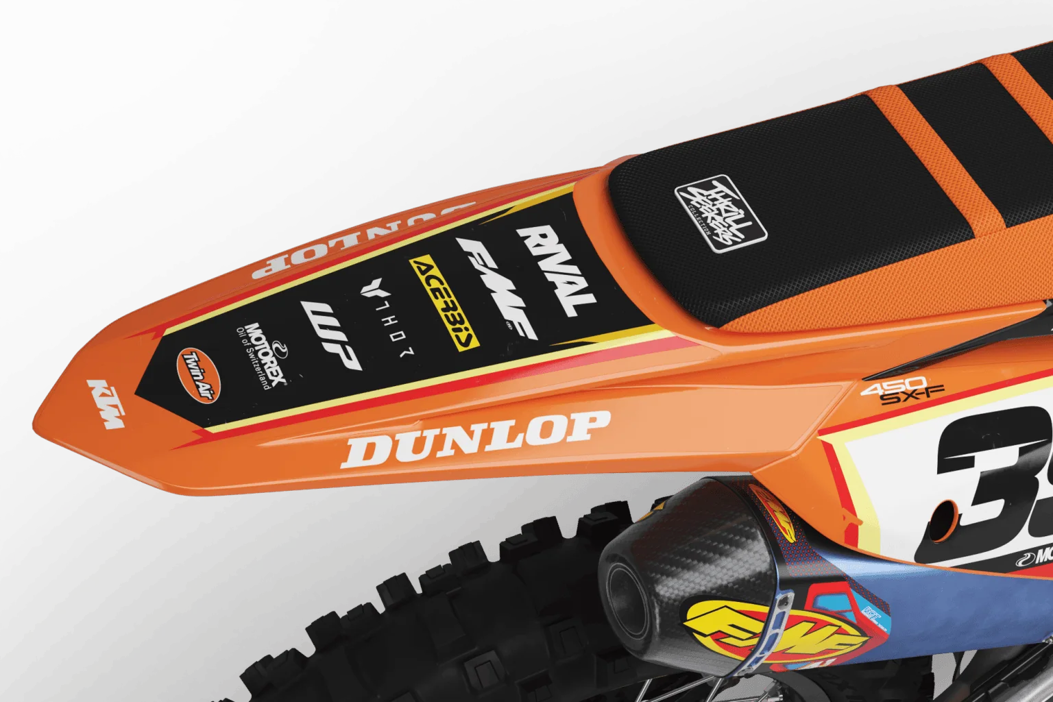 KTM RTR ORANGE Graphics Kit | Rival Ink Design Co