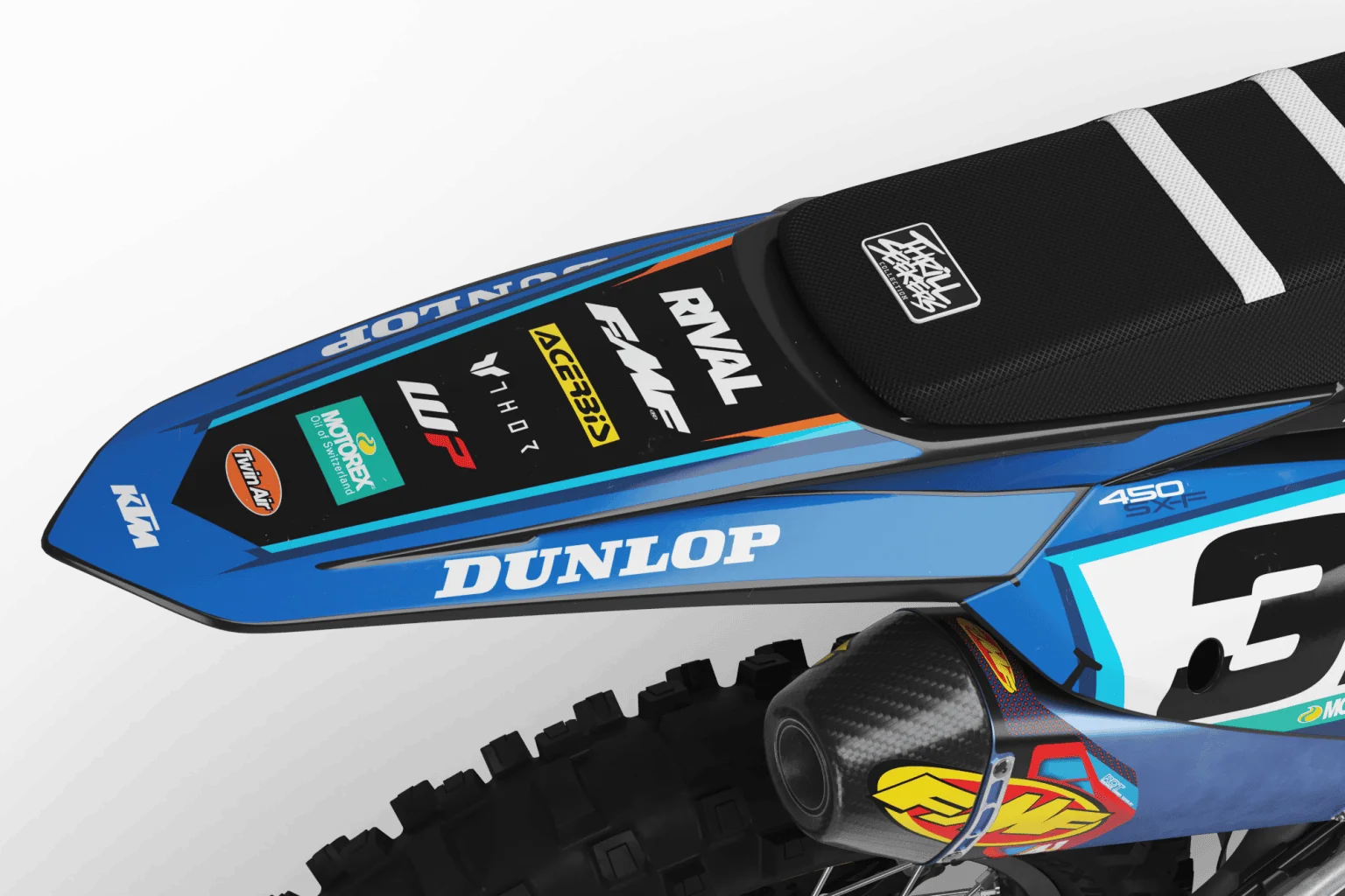 KTM RTR BLUE Graphics Kit | Rival Ink Design Co