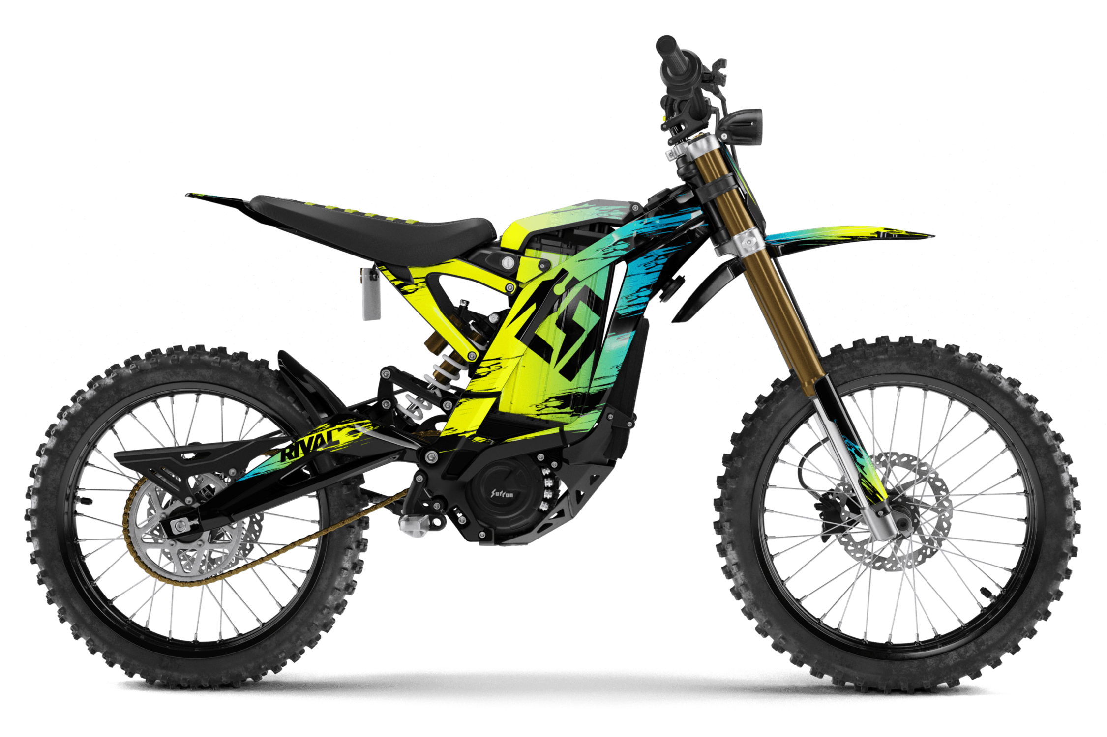 Surron E-Bike SCRATCHED IBIZA Graphics Kit | Rival Ink Design Co