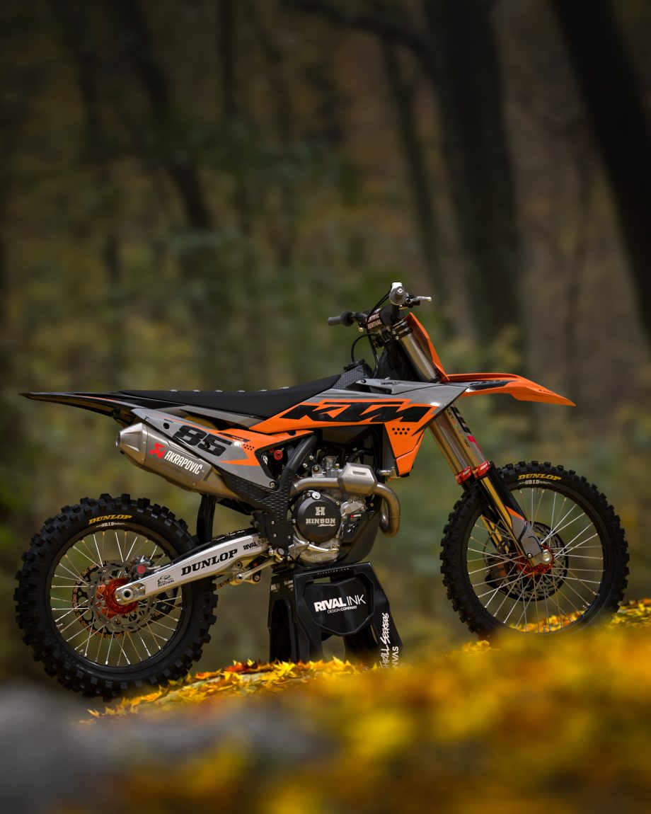 KTM AXED GREY Graphics Kit | Rival Ink Design Co