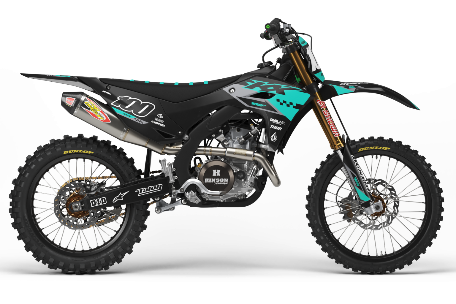 Kawasaki Graphics - Custom Kawasaki Decals and Graphics Kits